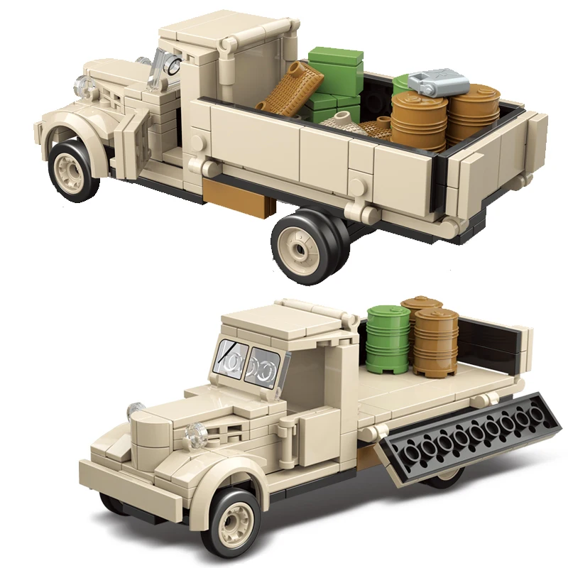 WW2 Military Panzer Japan 180 Truck Motorcycle Soldier Figures Weapon ...