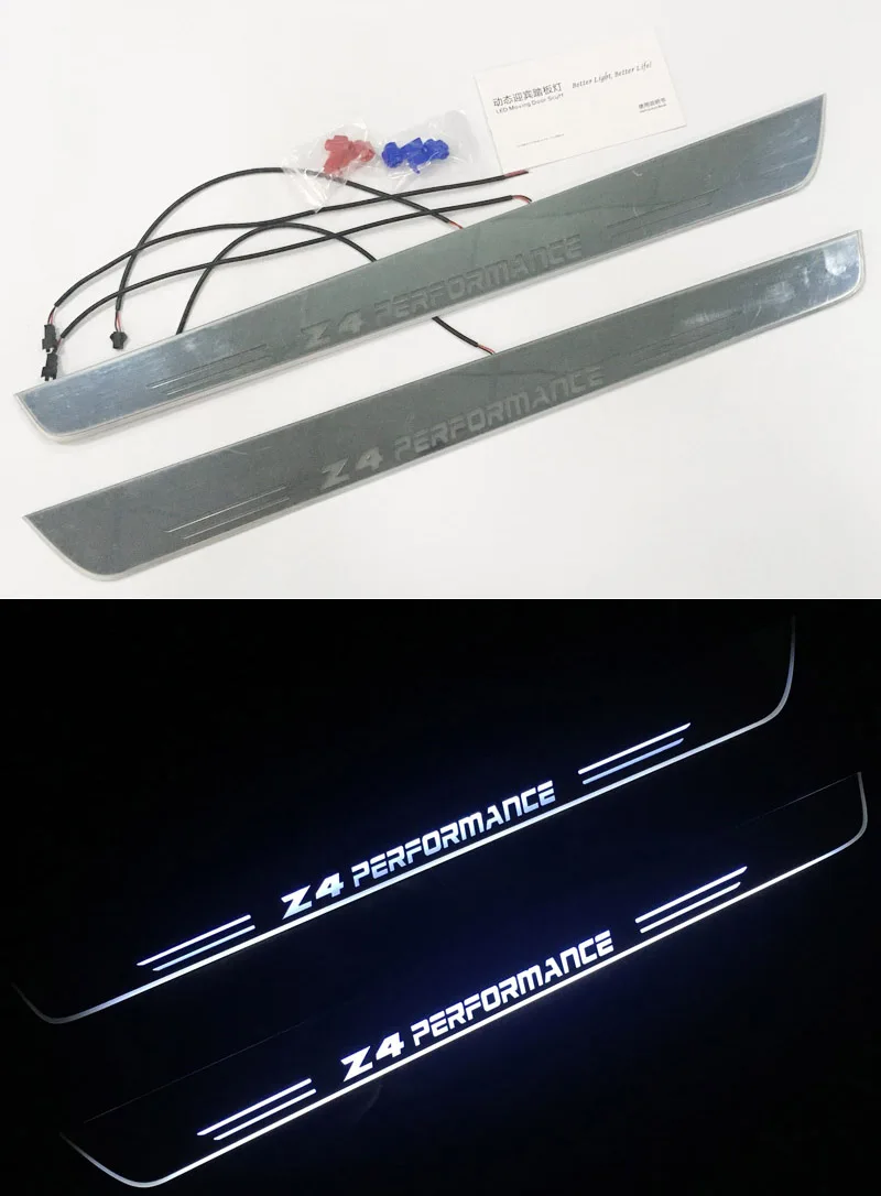 LED Door Sill Lights For BMW Z4 E85 E86 E89 G29 Plate Guard Pathway ...