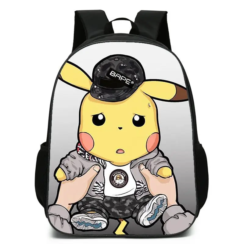 Pokemon Pikachu Backpack Girls Boys Ita Bag Mini Shoulder Bags Pencil ...