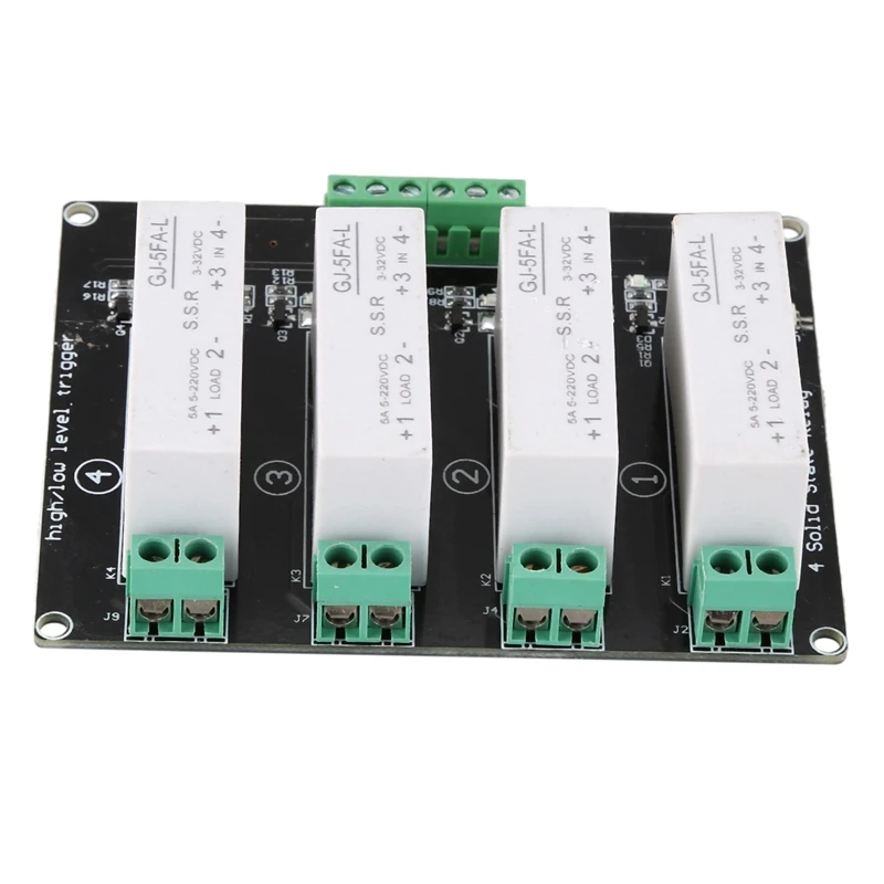 Electrical Equipment & Supplies 1 Channel SSR Solid State Relay High-low Trigger 5A 3-32V For ...