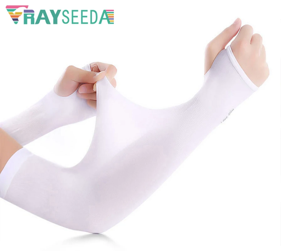 1-Pair-Cooling-Anti-UV-Sun-Protection-Arm-Sleeves-Women-Girls-Summer ...
