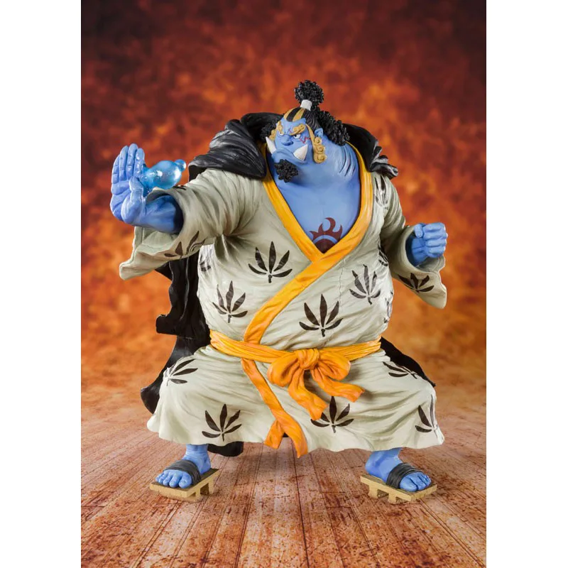 20cm 20th Anniversary Jinbe Ver. Statue Action Figure | One piece ...