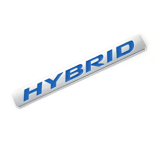3D Metal HYBRID Car Sticker Emblem Badge for Hybrid Logo Toyota Prius ...