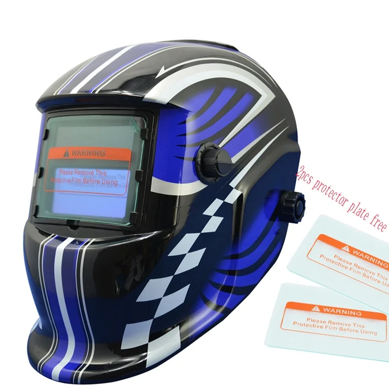 Super blue Motorcycle Race Blue Color Solar Auto Darkening Welding ...