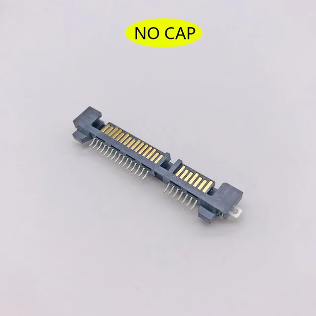 SATA 7P+15P 22Pin 7+15P Male SMT Connector Socket 180° H2.85mm For Hard Drive HDD Disk Interface ...
