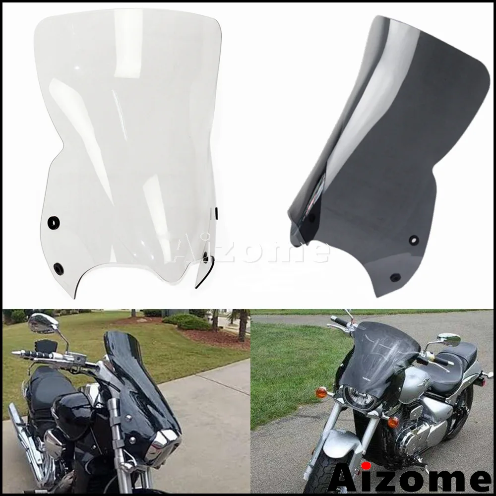 Motorcycle Windshield Windscreen Wind Screen Deflector For Suzuki ...
