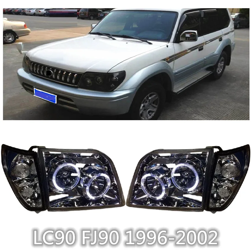 Exterior-Auto-Accessories-Front-Lights-Led-Headlamps-Fit-For-Prado-Lc90 ...