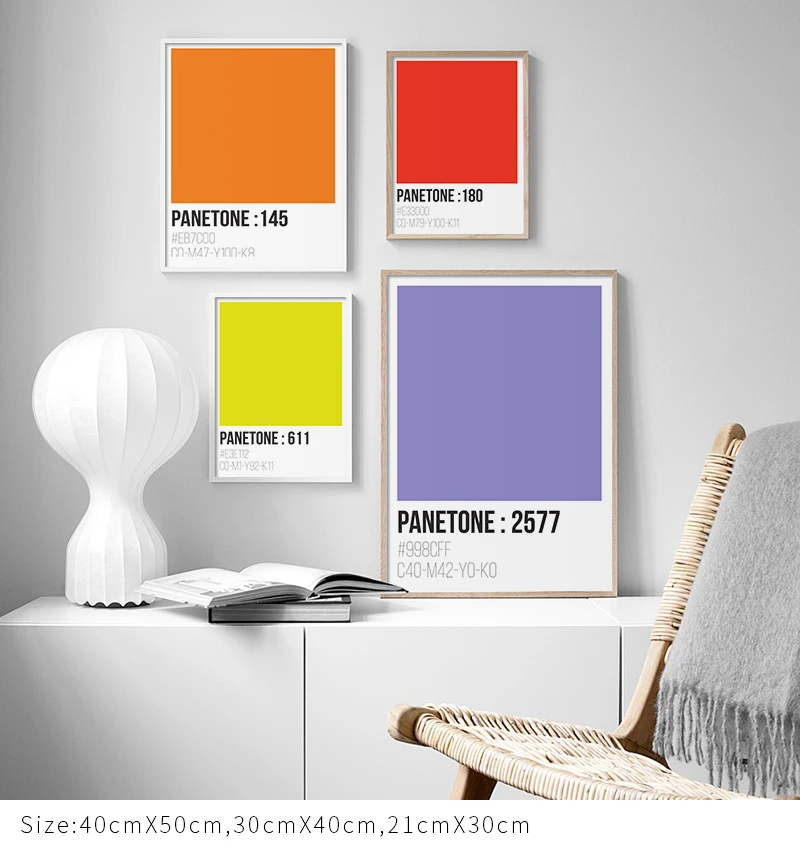 Pantone Art Prints Wall Décor Home Décor Wall Hangings etna.com.pe