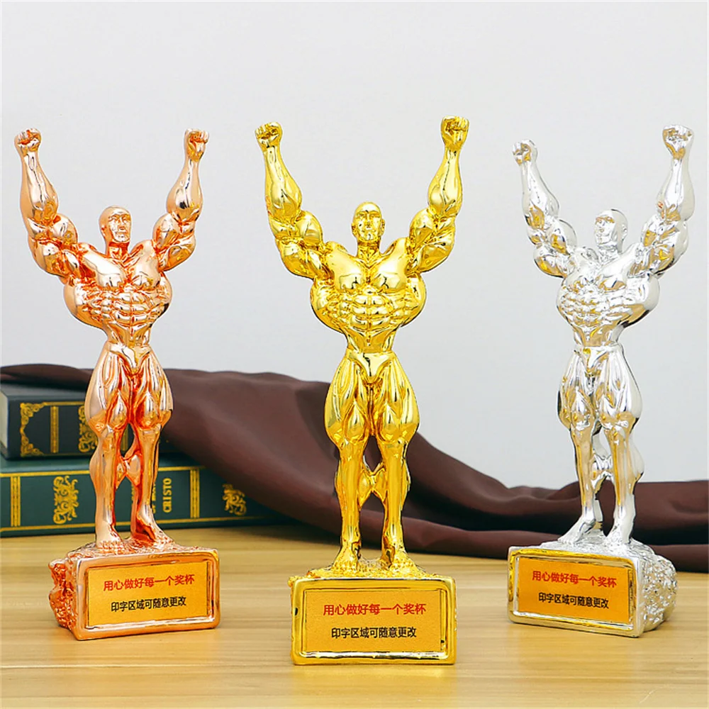Hot-sale-28cm-male-Bodybuilding-Trophy-Boxing-Champion-male-Model-Medal ...