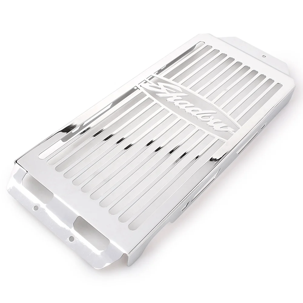 Chrome-Motorcycle-Radiator-Grill-Guard-Protector-Cover-For-HONDA-Shadow ...