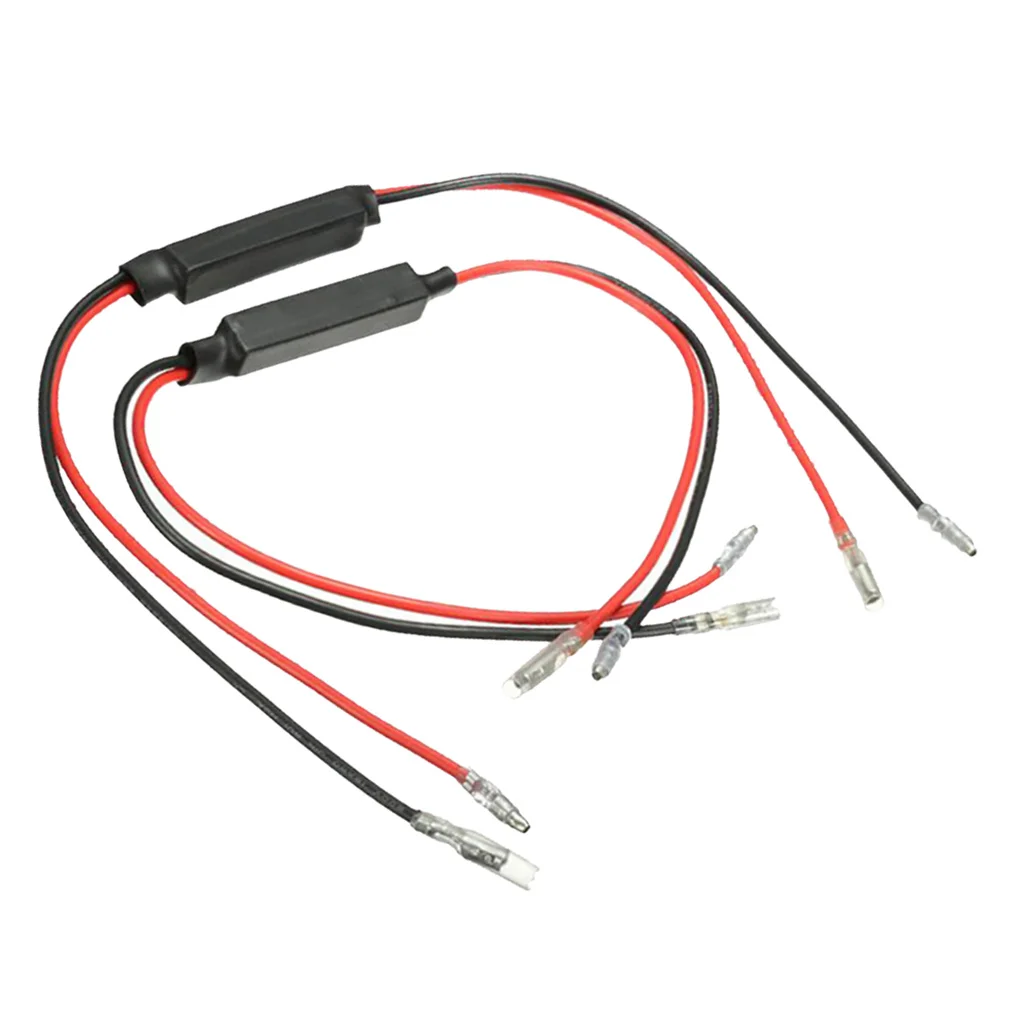 Motorcycle LED Signal Indicator Flasher Relay Resistors 21W Dual Side ...