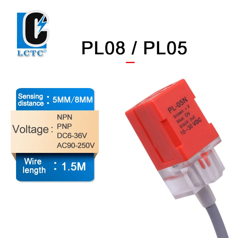 Proximity Sensor Switch | Cube Case - Pl-08 Pl-05 Proximity Sensor Switch Pnp/npn - Aliexpress