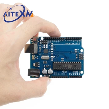 Placa de desarrollo para Arduino UNO R3/R4, ATmega328P, ATMEGA16U2, 1 ...