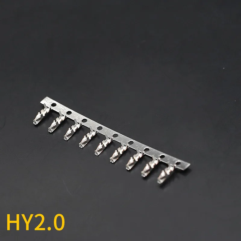 100PCS HY2.0mm Reed 2.0mm Pitch Connector Crimping Terminal Cold Terminal Wiring Compression ...