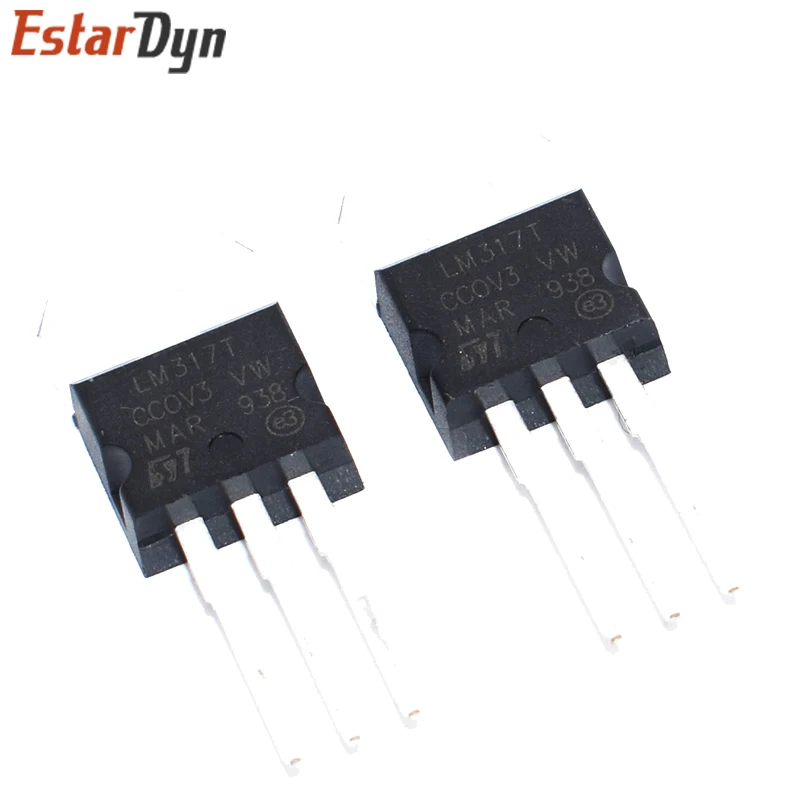 Chip IC nuevo y original LM317T TO220 LM317 TO 220 317 V 37V 1.5A, 10 ...