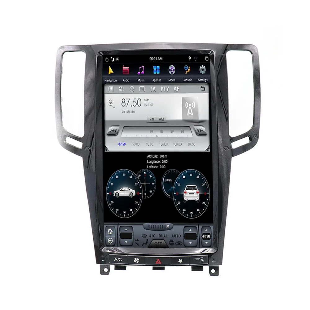 Tesla Style Vertical Screen For Infiniti G37 G35 G25 G37S Q60S 2007 ...