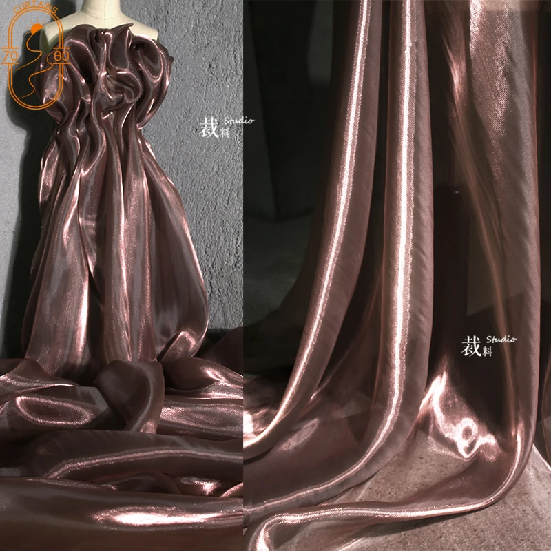 Silk Satin Cloth Water Light Fabric Flashing Highlight Clothing Fabric ...