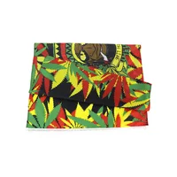 Drapeau Rasta Reggae feuille fumée • Bob Marley