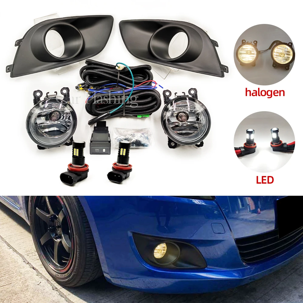 DRL-For-Suzuki-Swift-2011-2012-2013-2014-2015-2016-2017-Car-LED-Fog ...