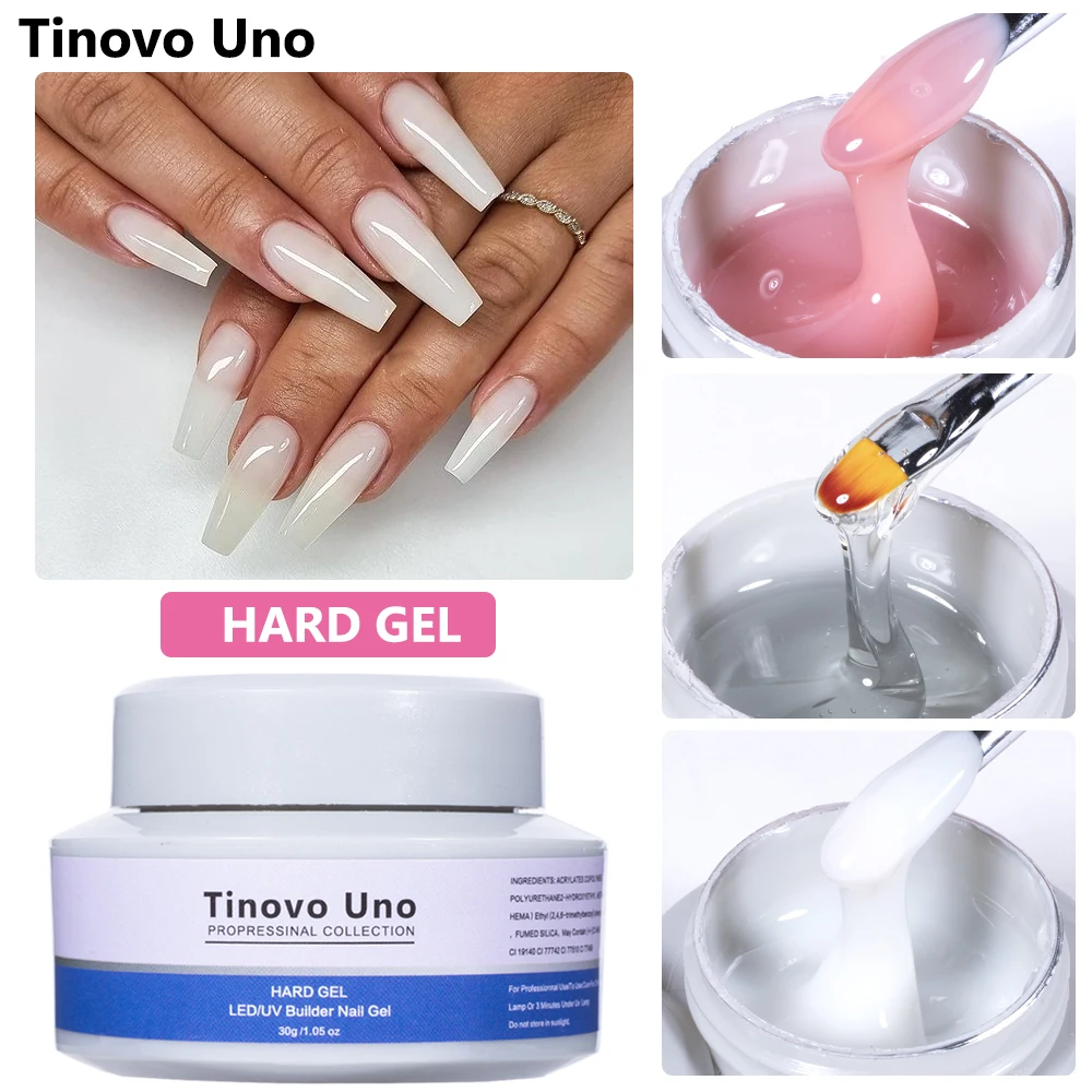 Tinovo Uno 30ml Hard Gel Poly Nail Gel Polish Uv Builder Lak Jelly ...