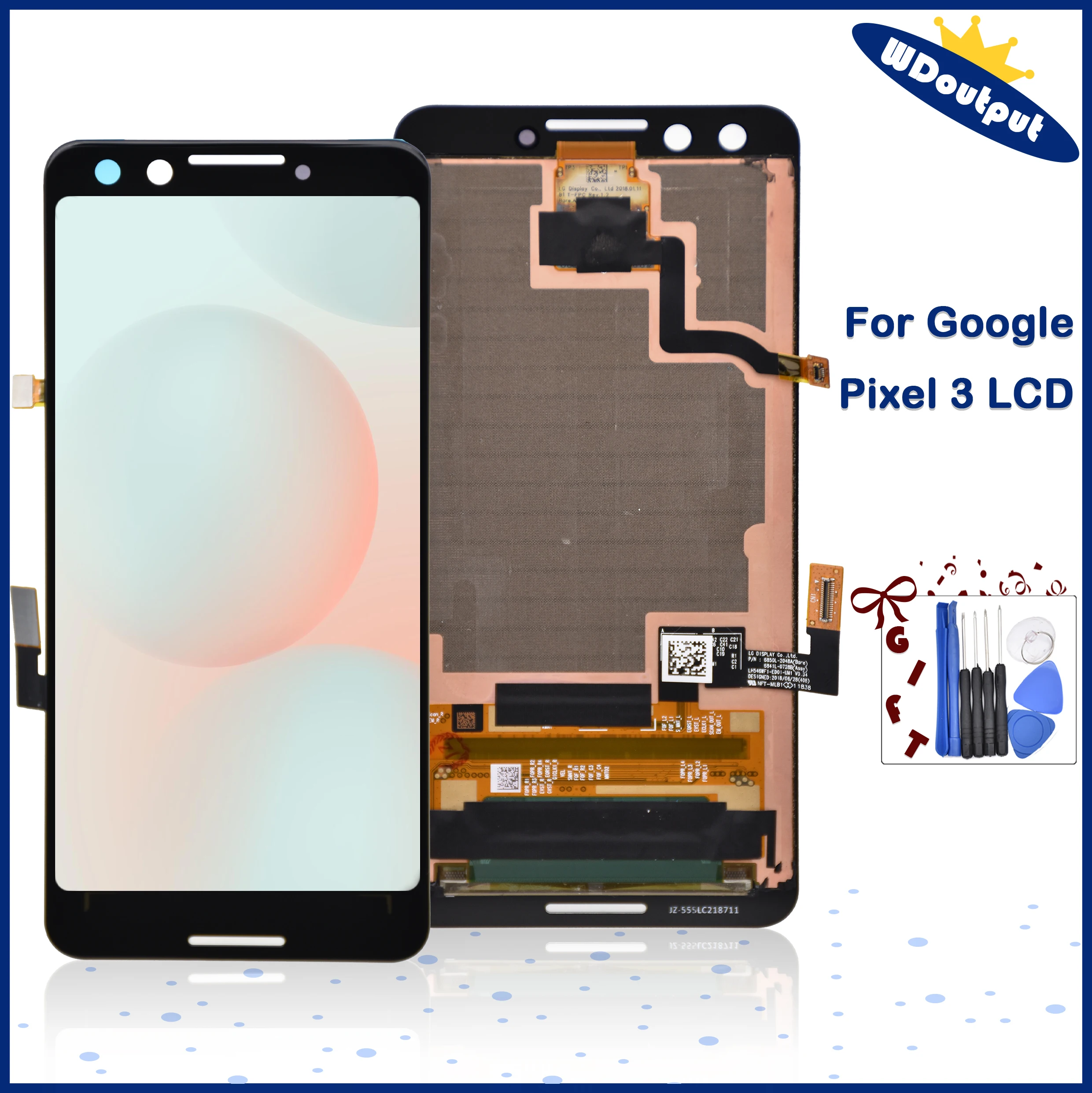 5.0"Original For Google Pixel 3 LCD Display Touch Digitizer Screen For ...