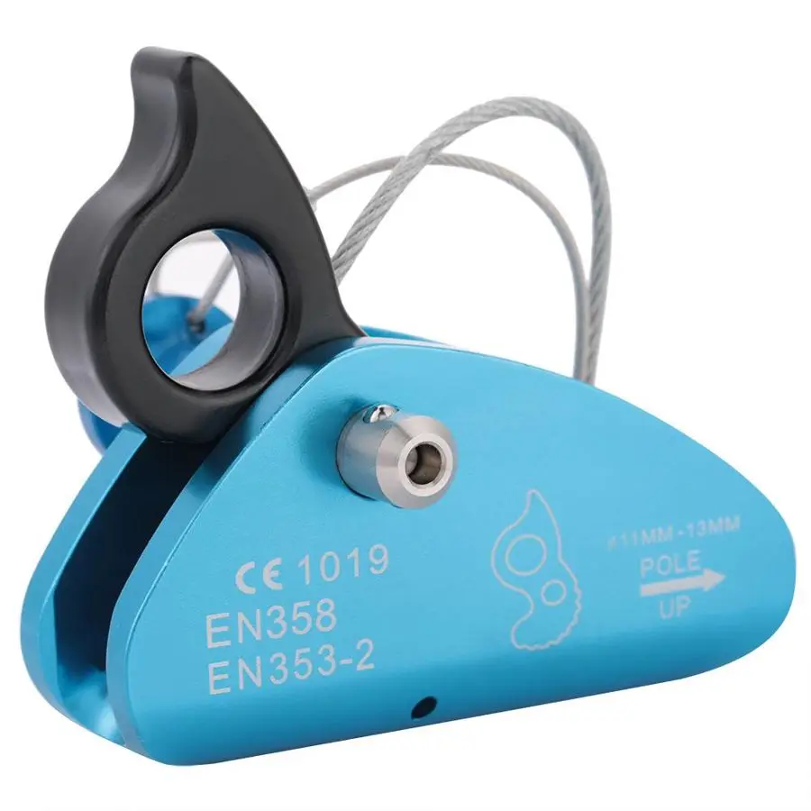 Self-braking-Climbing-Carabiner-Safety-Removable-Rope-Gripper-Automatic ...