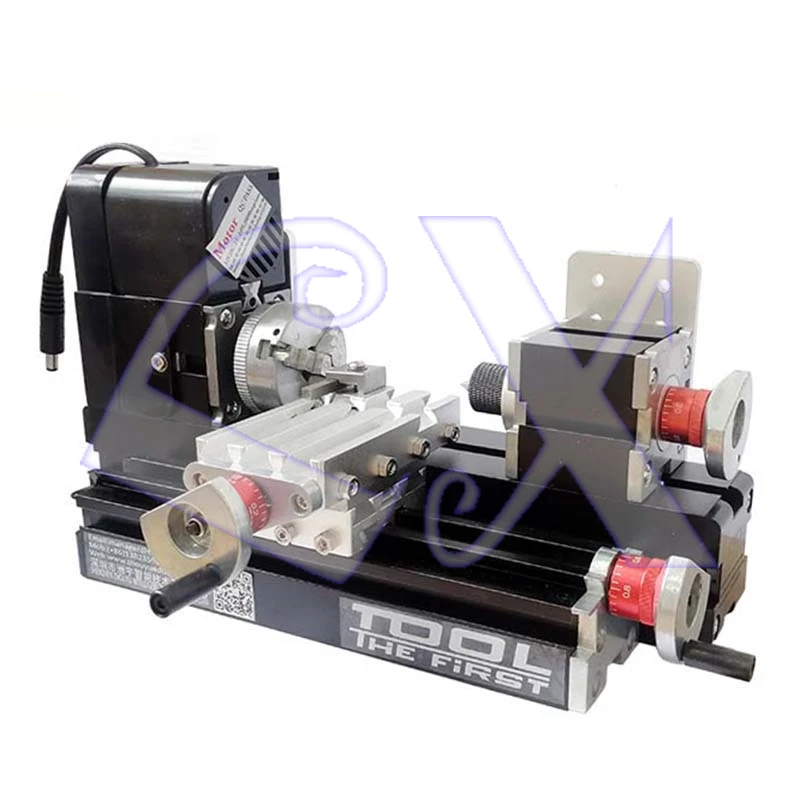 Zhuyu mini torno de metal educacional z20002m, máquina de torno de ...