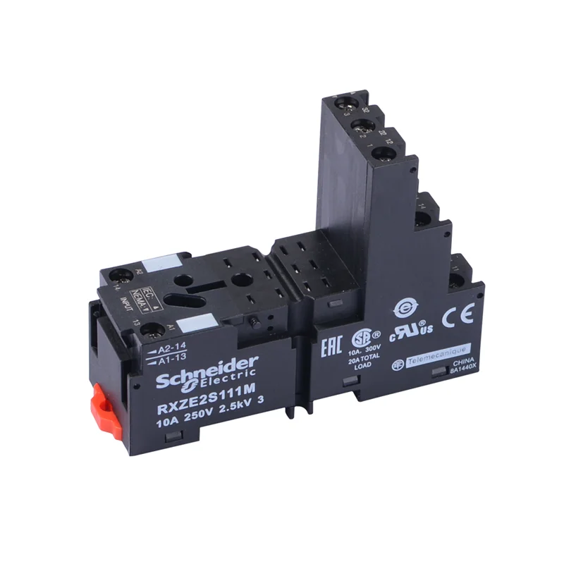 Original Schneider relay base RXZE2S111M current 12A 3 open 3 closed 11 ...