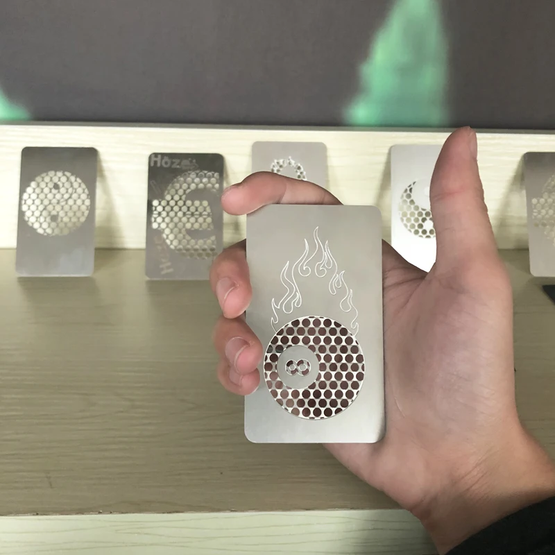 High Quality Tobacco Grinder Card Stainless Steel Accessories Manual ...
