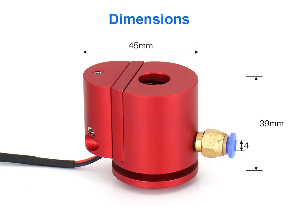 WaveTopSign CO2 Laser Infrared Red Light Indicator Adjust the Light P ...