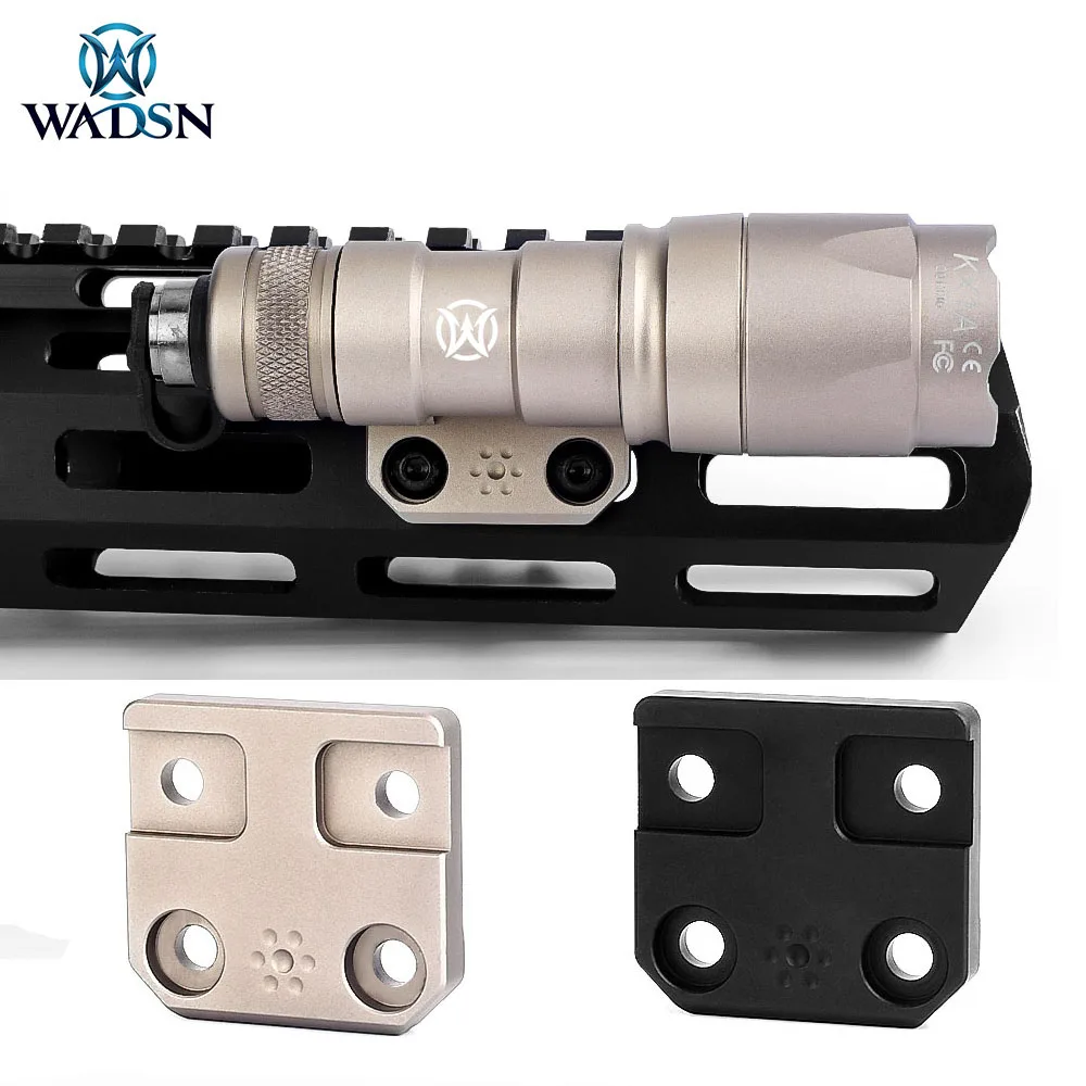 WADSN Tactical M300 & M600 Flashlight Side Mount for M-LOK KEYMOD Rail ...
