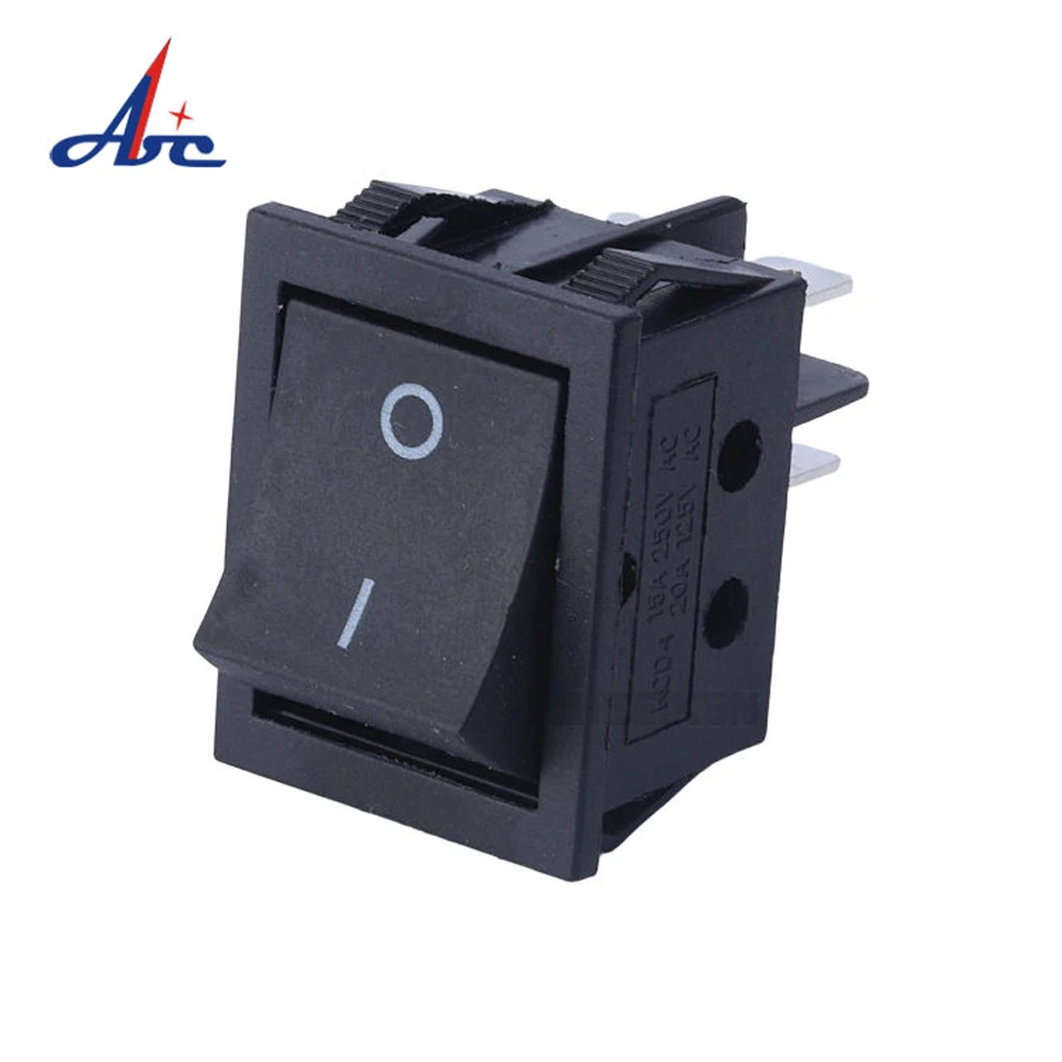 single-momentary-function-on-off-4pin-black-rocker-switch-125volt-KCD2 ...