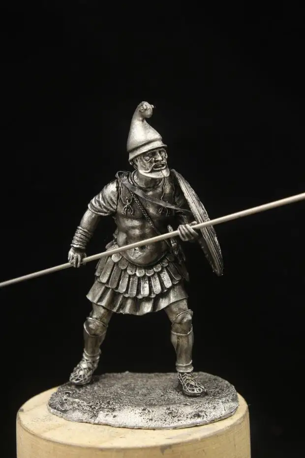 Tin Metal Ancient Soldier Model Ancient Greece Macedonian Phalanx Heavy ...