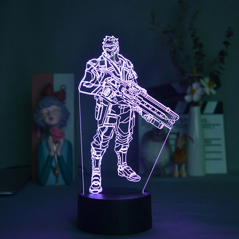 Overwatch 76 | Night Lamp | Night Lights - 76 3d Night Lamp Children's ...