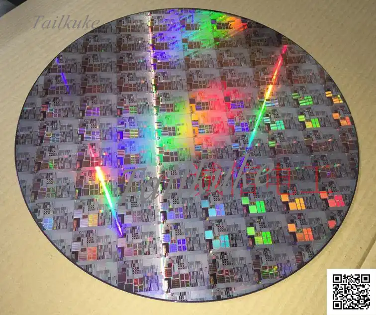 12 Inch Silicon Wafer Integrated Circuit Uncut Geek Toy Ornament Single ...