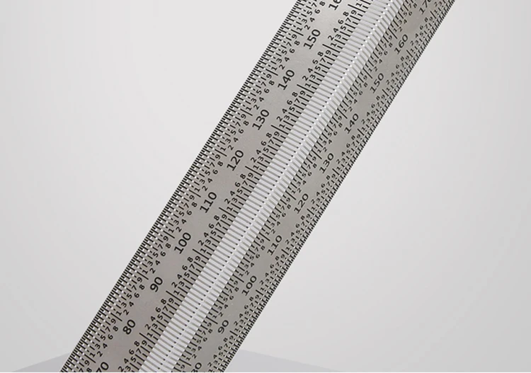 2021 High Precision Scale Ruler T Type Hole Ruler Stainless Woodworking ...