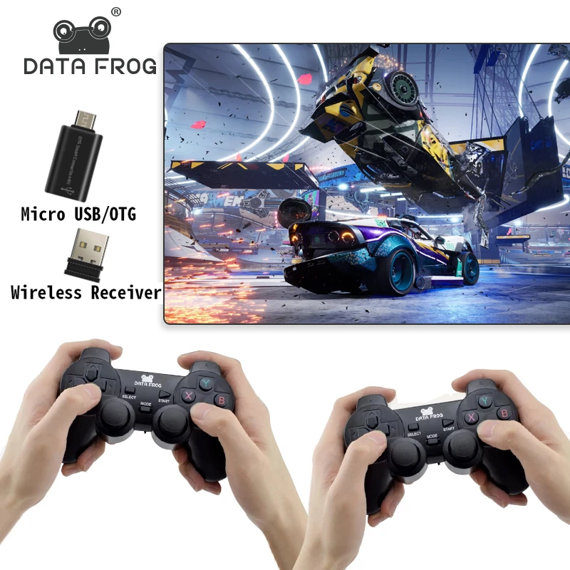 Data Frog Gaming Controller Wireless/USB for PC Joystick OTG Gamepad ...