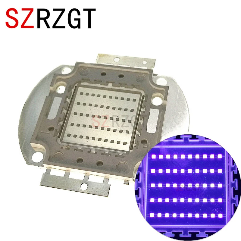 10w 20w 30w 50w 100w High Power Light Uv Purple Led 395nm Ultraviolet ...
