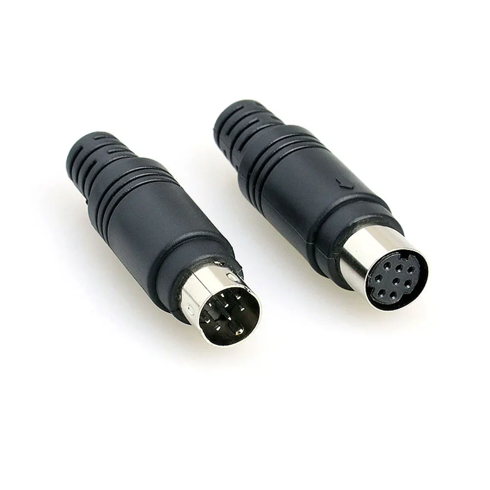PLC Welding Connectors Male Plug / Female Socket 4 / 5 / 6 / 8 Pin ...