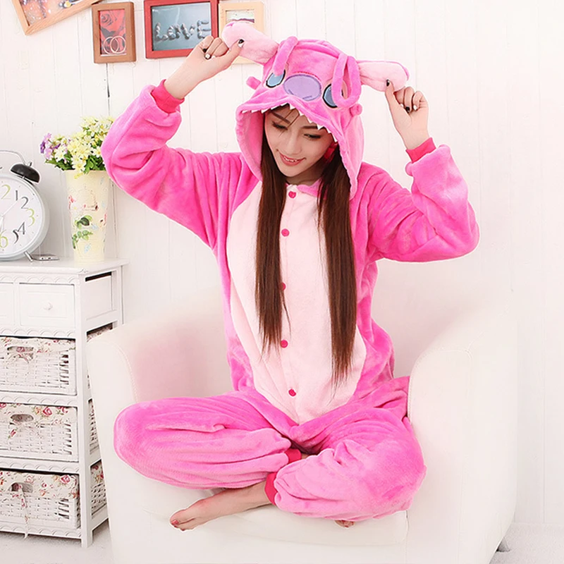Venta > pijamas de stitch rosa y azul > en stock