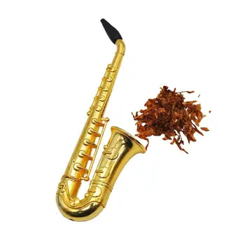 Metal Saxophone Pipe - BudSphere