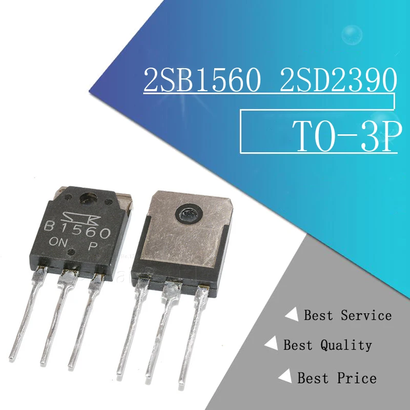 4 개 B1560 D2390 2 쌍 (2SB1560 2psc 2SD2390) 정품, 정품, 2 개|반도체 집적회로 ...