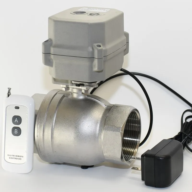DC12V Intelligent Wireless Remote Control Valve DN32 DN50 1 1/4'' 2'' 2 ...