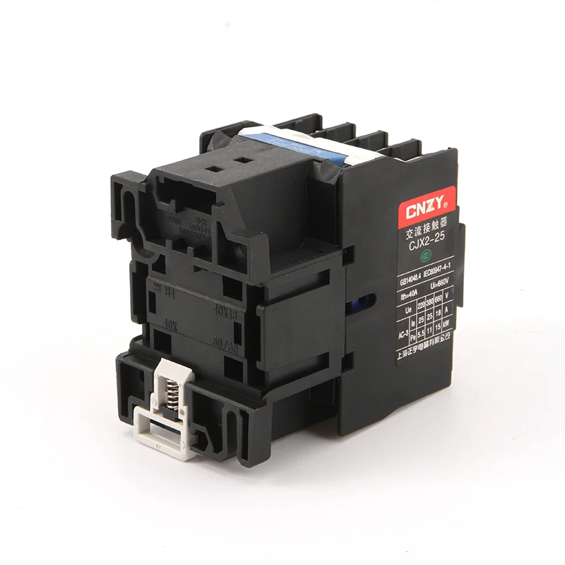 LC1D AC Contactor CJX2 2510 25A NO 3 Phase DIN Rail Mount Electric Power Contactor 24V 36V 110V ...