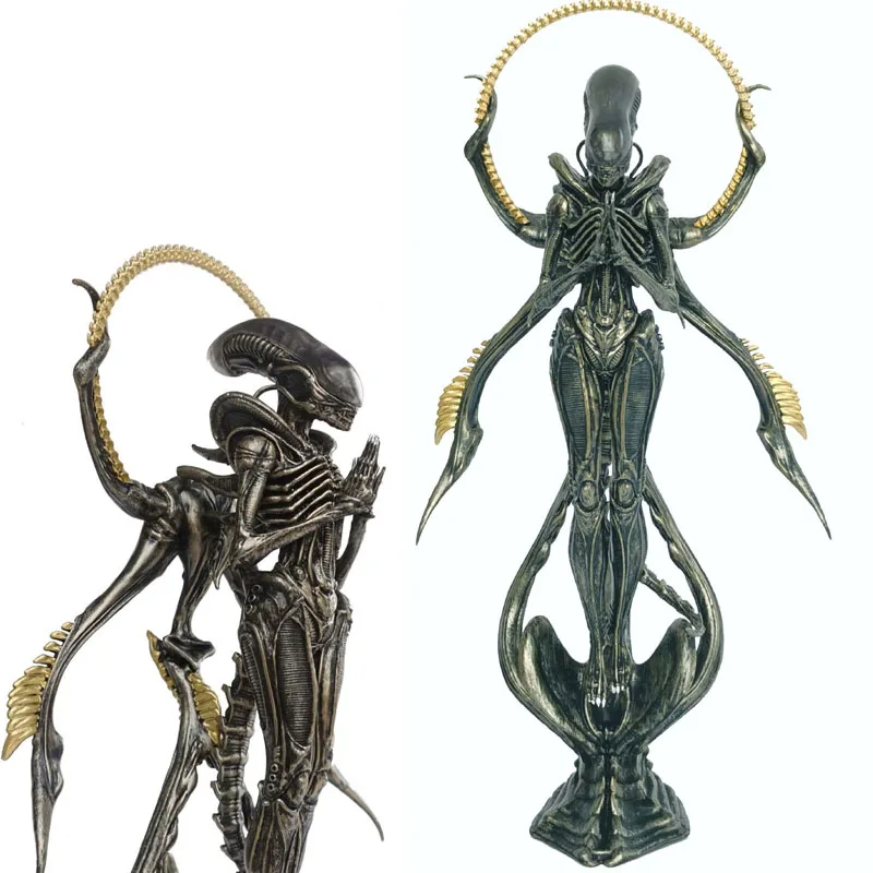 28cm-Alien-Xenomorph-Buddhism-Statue-PVC-Action-Figure-Collection-Model ...