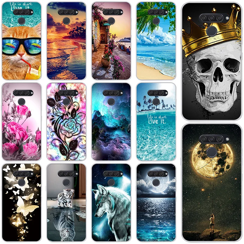 Case For LG Q60 K50 Case Cover Thin TPU Soft Silicone Back Shell ...