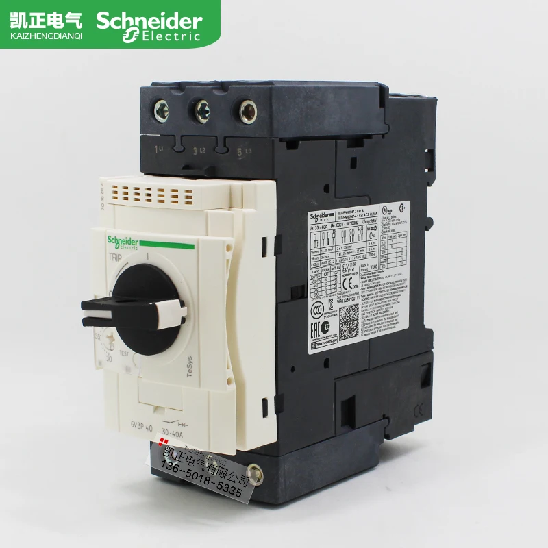 Original Authentic Schneider Motor Switch Motor Circuit Breaker Gv3p40 ...