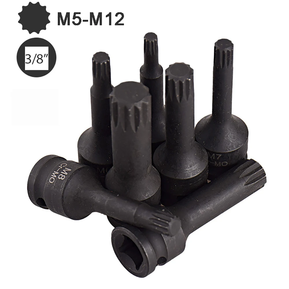 1PC Star Torx Bit 3/8" Drive Socket Adaptor M5 M6 M8 M9 M10 M11 M12 ...