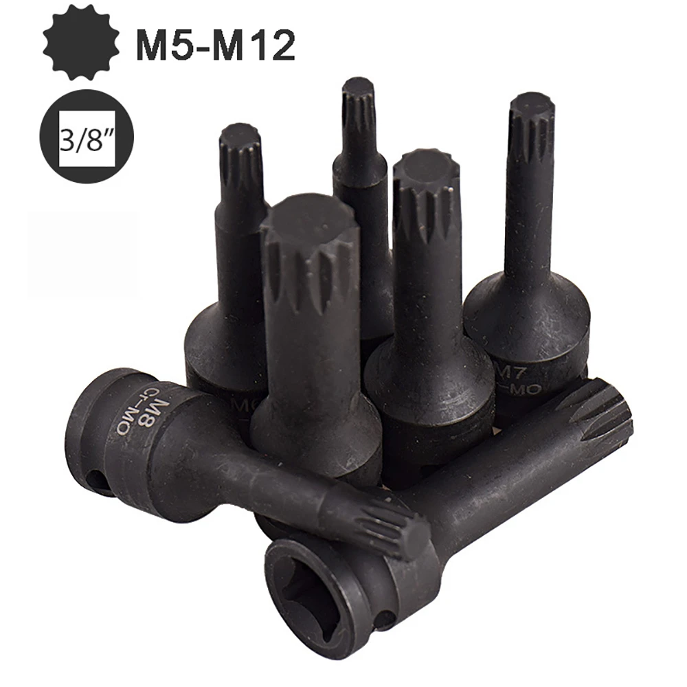 1PC Star Torx Bit 3/8" Drive Socket Adaptor M5 M6 M8 M9 M10 M11 M12 ...