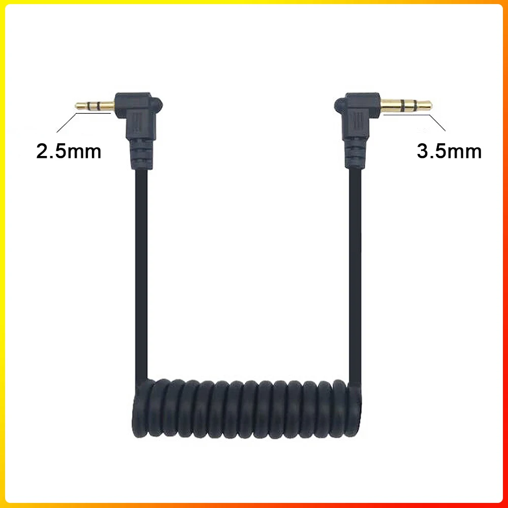 2-5mm-Male-to-3-5mm-Male-Microphone-Jack-Convertor-Audio-Recording ...